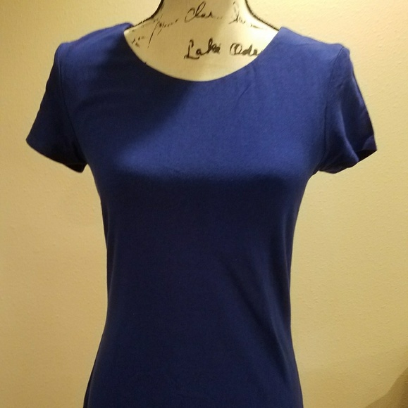 Express | Tops | Express Short Sleeve Zip Back Shirt | Poshmark